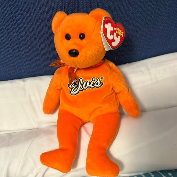 Ty | Other | Limited Edition Reeses Elvis Ty Beanie Babies Bear | Poshmark